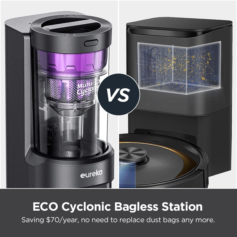 Eureka E10s Robot Vacuum Bagless Self-empty Dust Station - Eureka